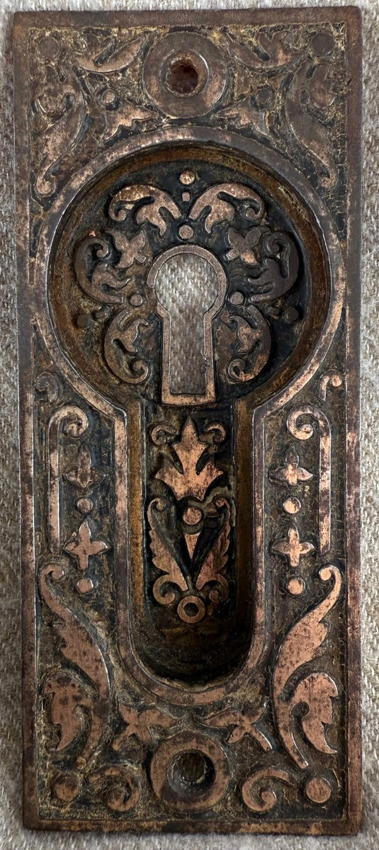 Antique Bronze Key Plates w/ Keyhole – Big Reuse