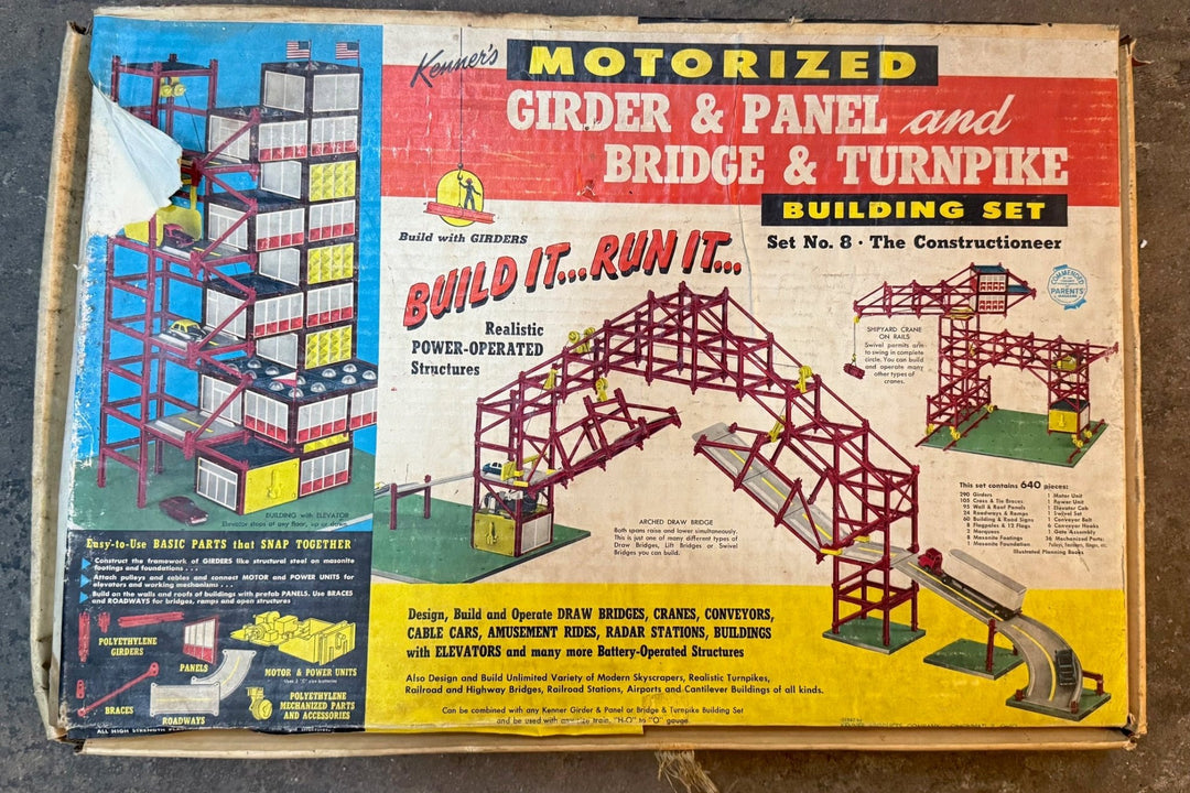 Kenner’s Motorized Girder & Panel and Bridge & Turnpike Building Set ...